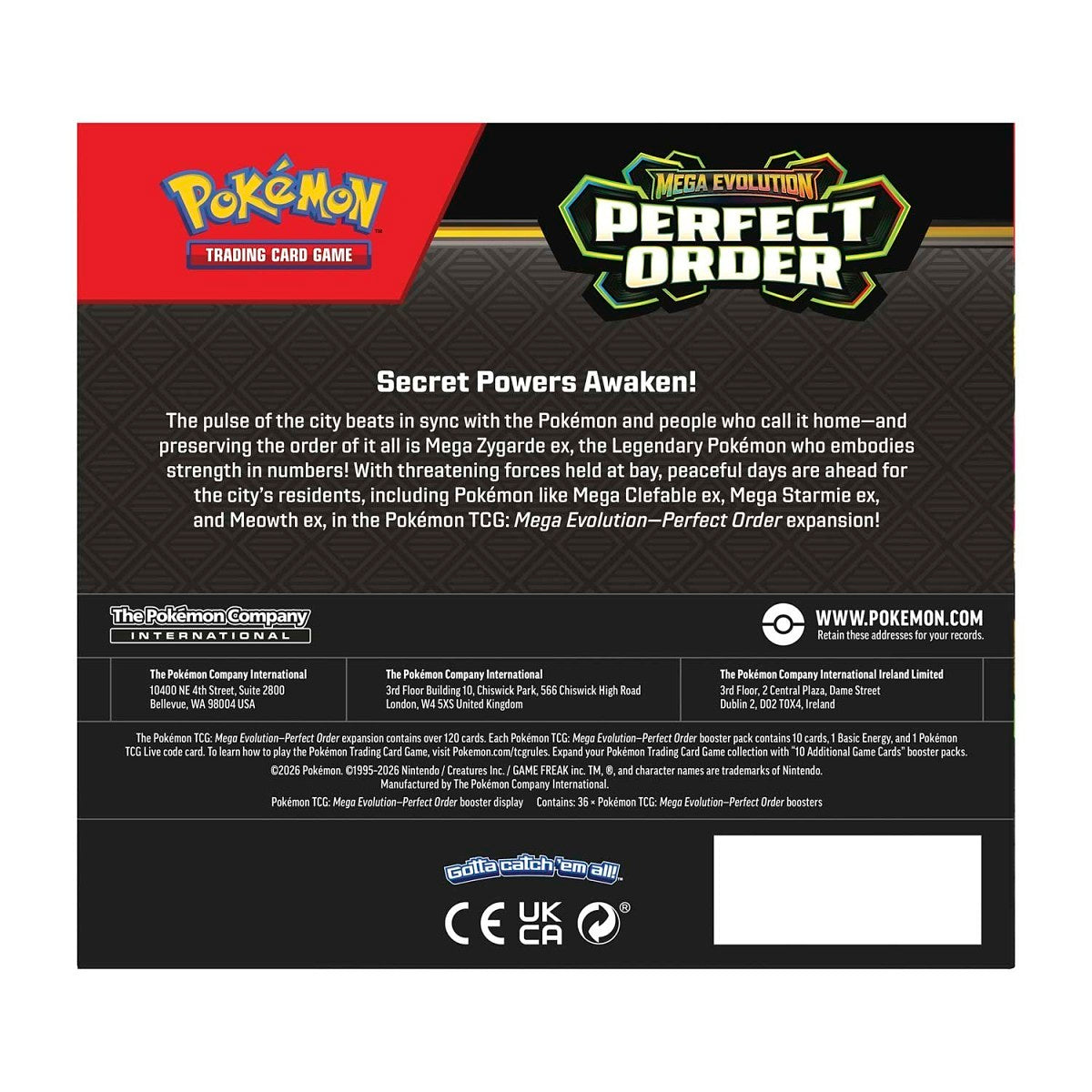 401 Games Canada - Pokemon - Mega Evolution - Perfect Order - Booster ...