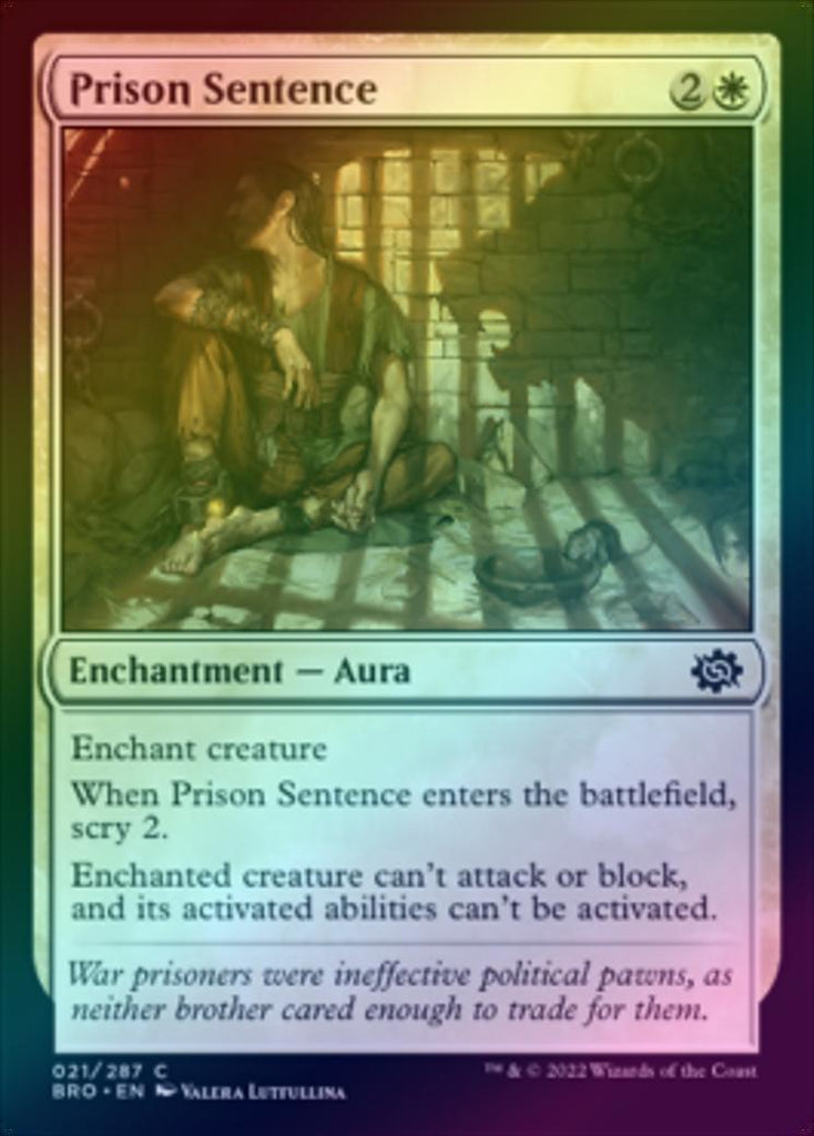 401 Games Canada - Prison Sentence (Foil) (BRO)