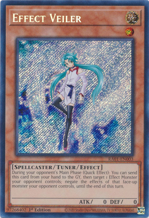 401 Games Canada - Effect Veiler (Secret Rare) - RA01-EN003 - Secret ...
