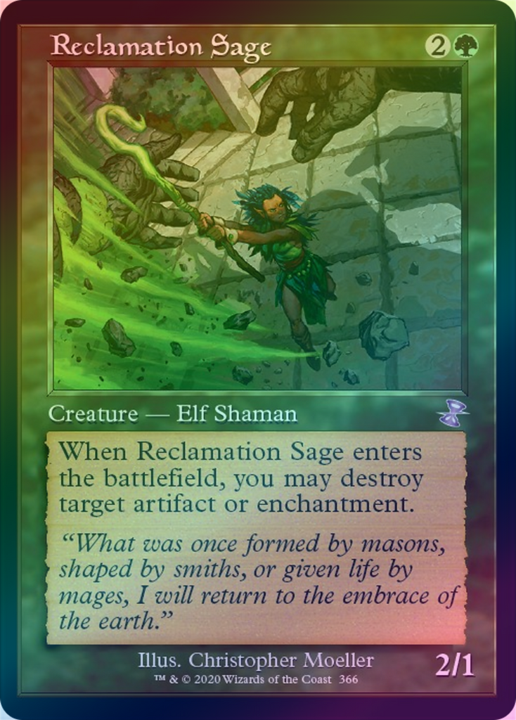 401 Games Canada - Reclamation Sage - Retro Frame (Foil) (TSR)