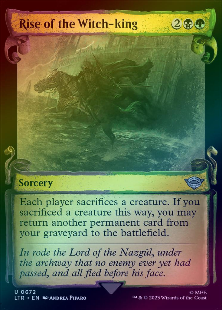 401 Games Canada - Rise of the Witch-king - Scroll Showcase (Foil) (LTR)