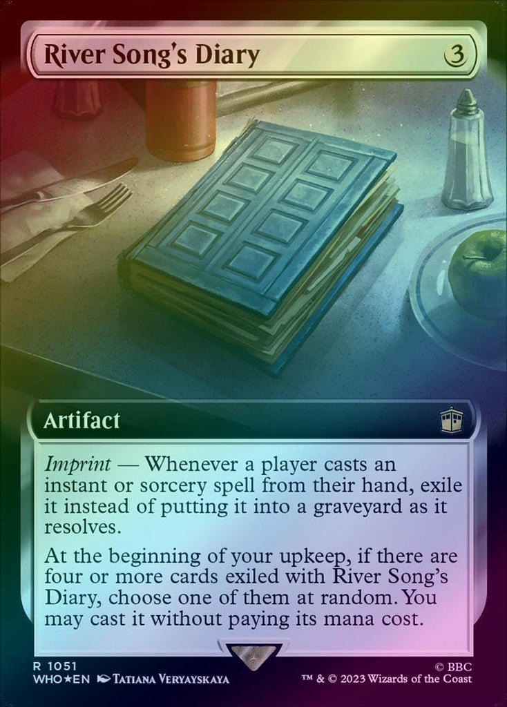 401 Games Canada - River Song's Diary - Extended Art (Surge Foil) (WHO)