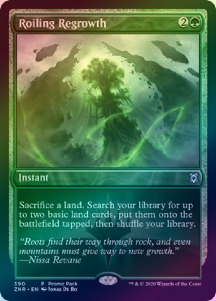 401 Games Canada - Roiling Regrowth - Dark Frame Promo Pack (ZNR) (Foil)