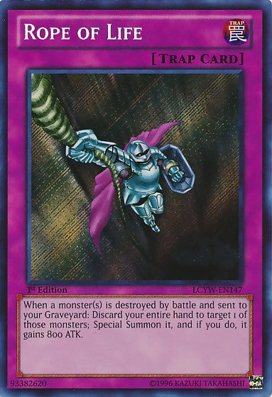 401 Games Canada - Rope of Life - LCYW-EN147 - Secret Rare - 1st Edition