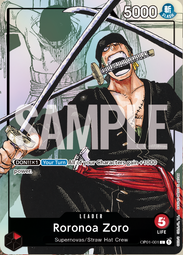 401 Games Canada - Roronoa Zoro (Premium Card Collection) - OP01-001 ...