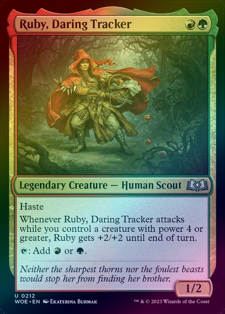401 Games Canada - Ruby, Daring Tracker (Foil) (WOE)
