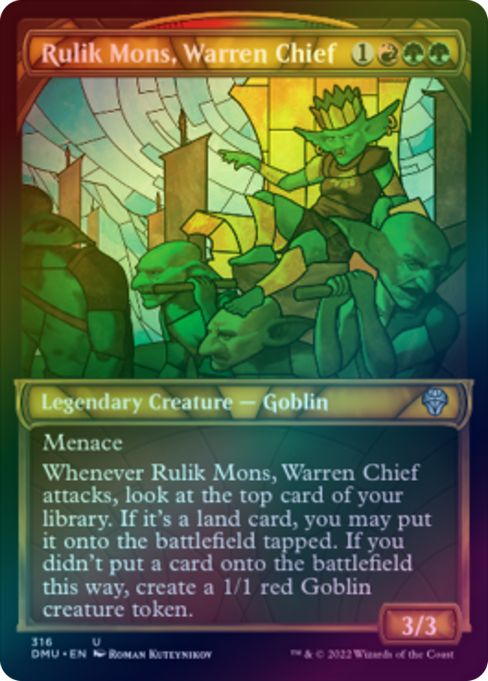 401 Games Canada - Rulik Mons, Warren Chief - Stained Glass Showcase ...