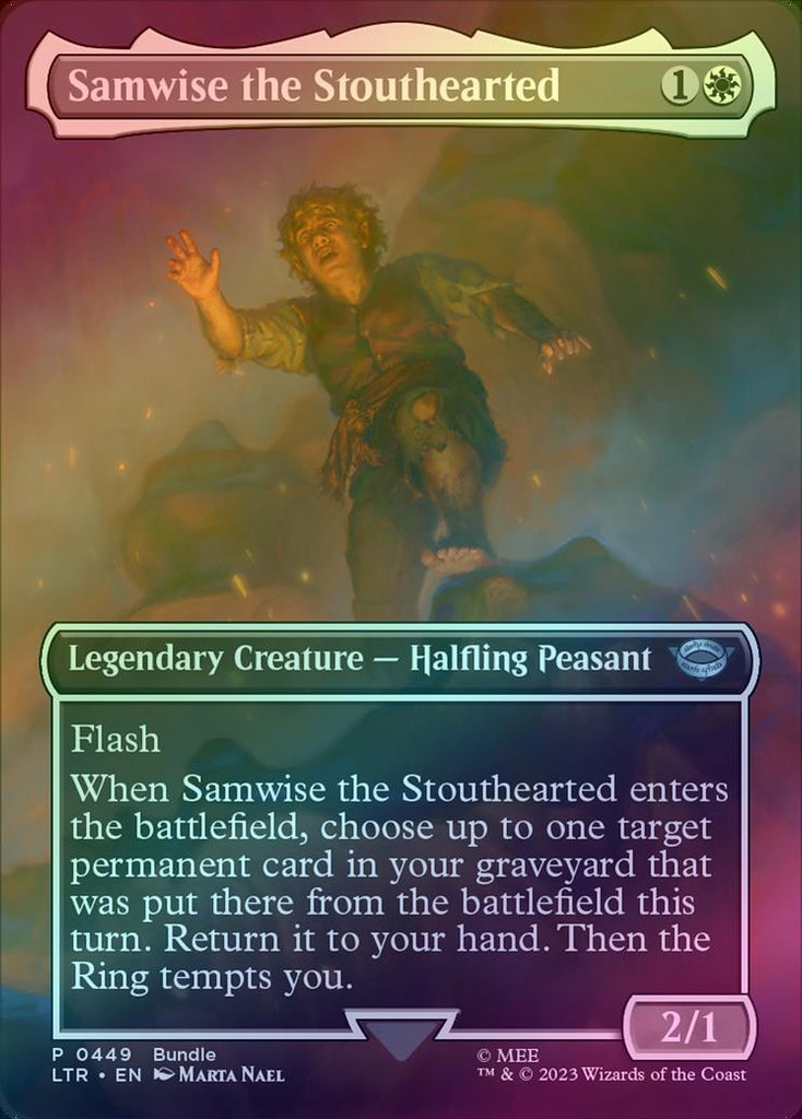 401 Games Canada - Samwise the Stouthearted - Borderless Scene (Foil) (LTR)
