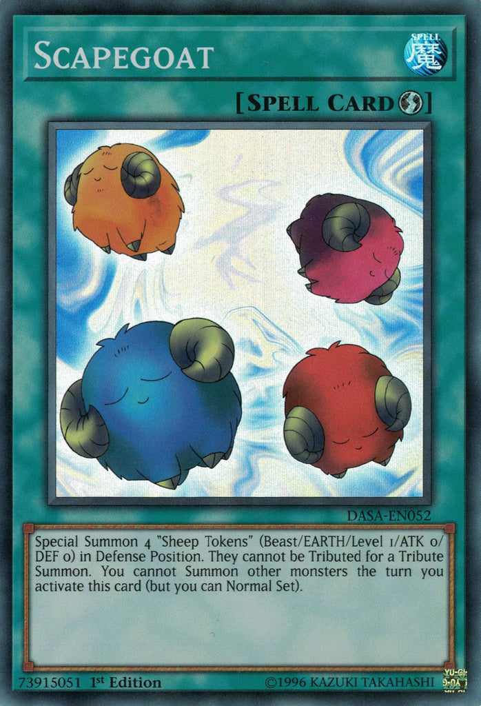 401 Games Canada - Scapegoat - DASA-EN052 - Super Rare - 1st Edition