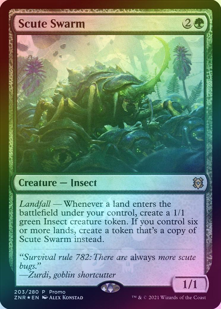 401 Games Canada - Scute Swarm - Resale Promo (Foil) (ZNR)