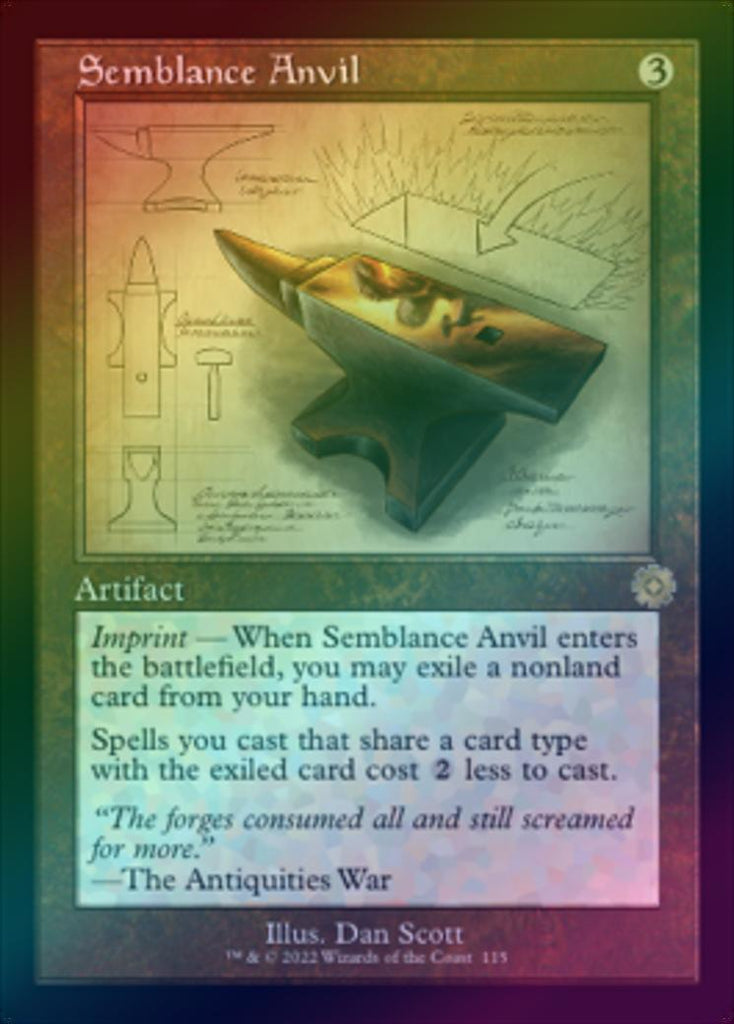 401 Games Canada - Semblance Anvil - Schematic Art (Foil) (BRR)