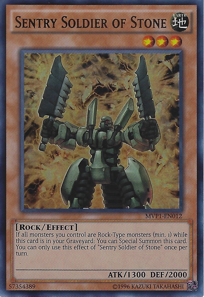401 Games Canada - Sentry Soldier of Stone - MVP1-EN012 - Ultra Rare ...