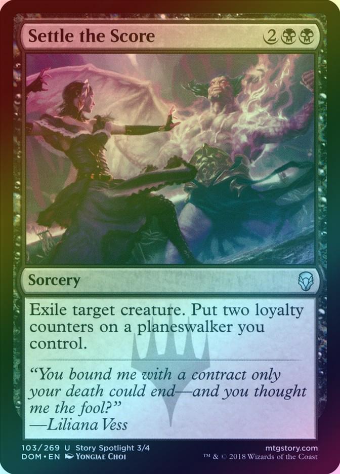 401 Games Canada - Settle the Score (Foil) (DOM)