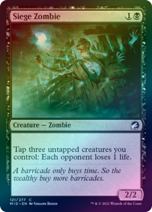 401 Games Canada - Siege Zombie (MID) (Foil)
