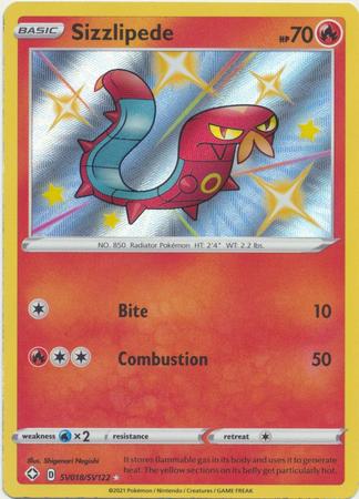 401 Games Canada - Sizzlipede - SV018/SV122 - Shiny Rare