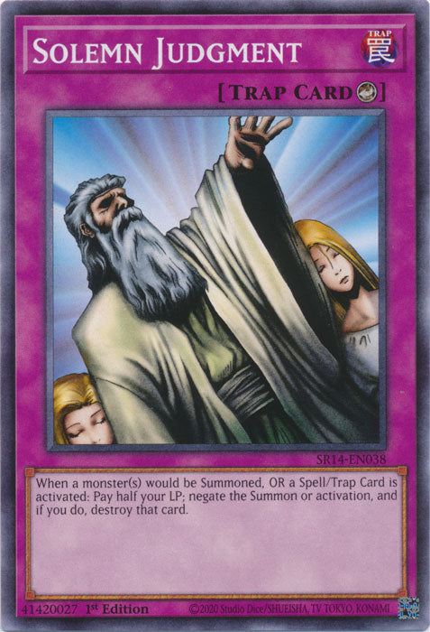 401 Games Canada - Solemn Judgment - SR14-EN038 - Common - 1st Edition