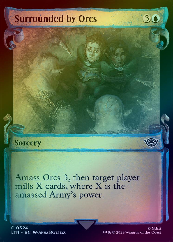 401 Games Canada - Surrounded by Orcs - Scroll Showcase (Foil) (LTR)