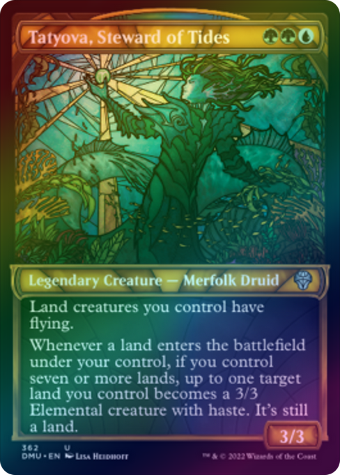 401 Games Canada - Tatyova, Steward of Tides - Stained Glass Showcase ...