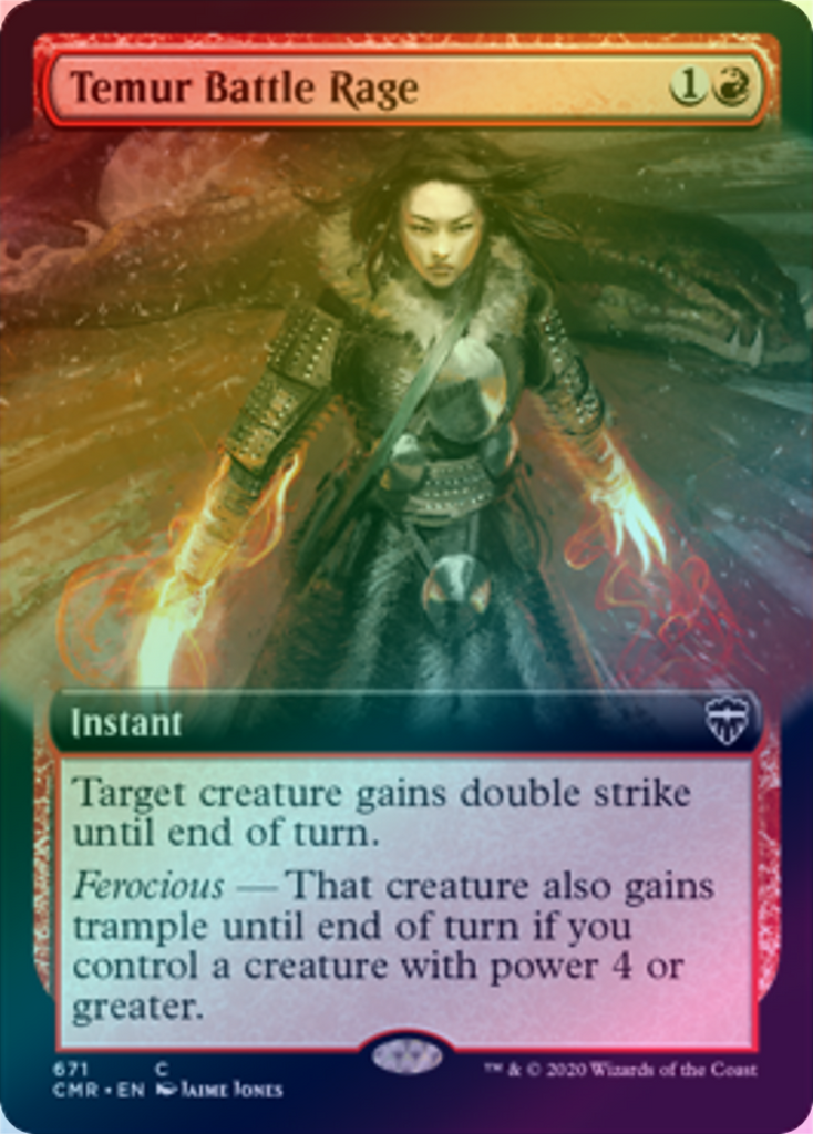 401 Games Canada - Temur Battle Rage - Extended Art (Foil) (CMR)