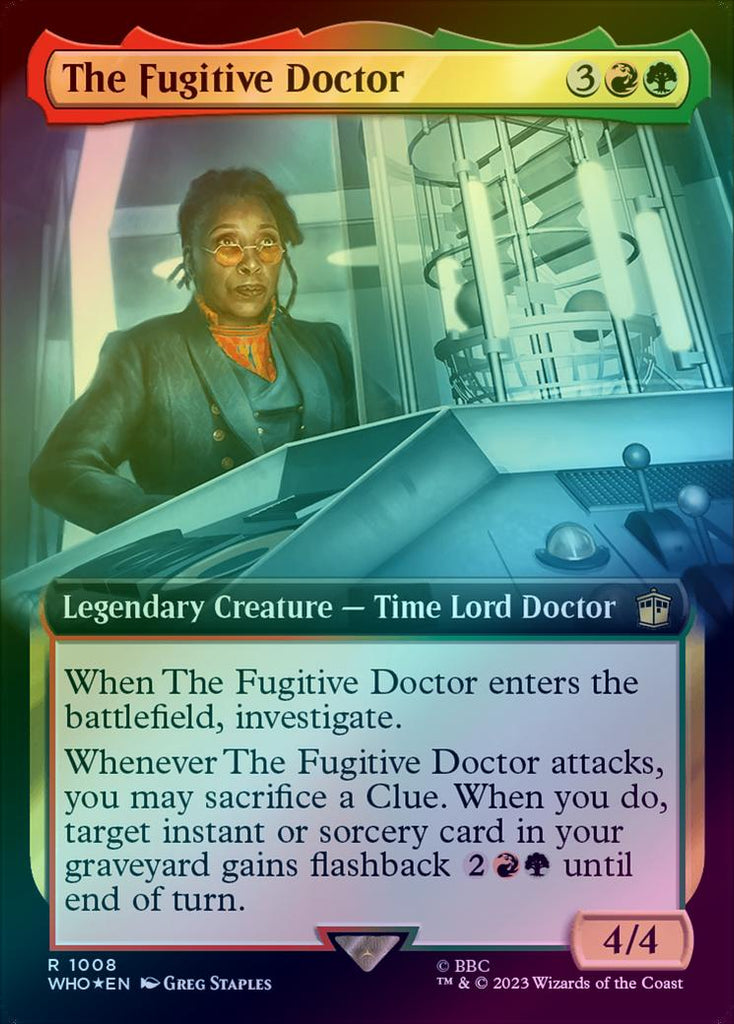 401 Games Canada - The Fugitive Doctor - Extended Art (Surge Foil) (WHO)