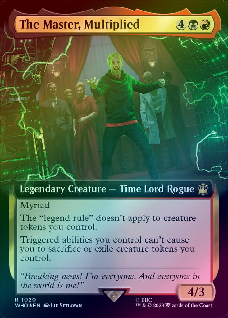 401 Games Canada - The Master, Multiplied - Extended Art (Surge Foil) (WHO)