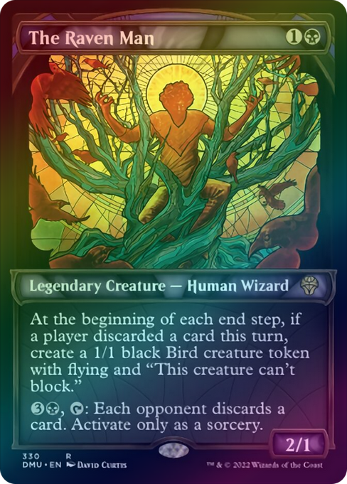 401 Games Canada - The Raven Man - Stained Glass Showcase (Textured ...