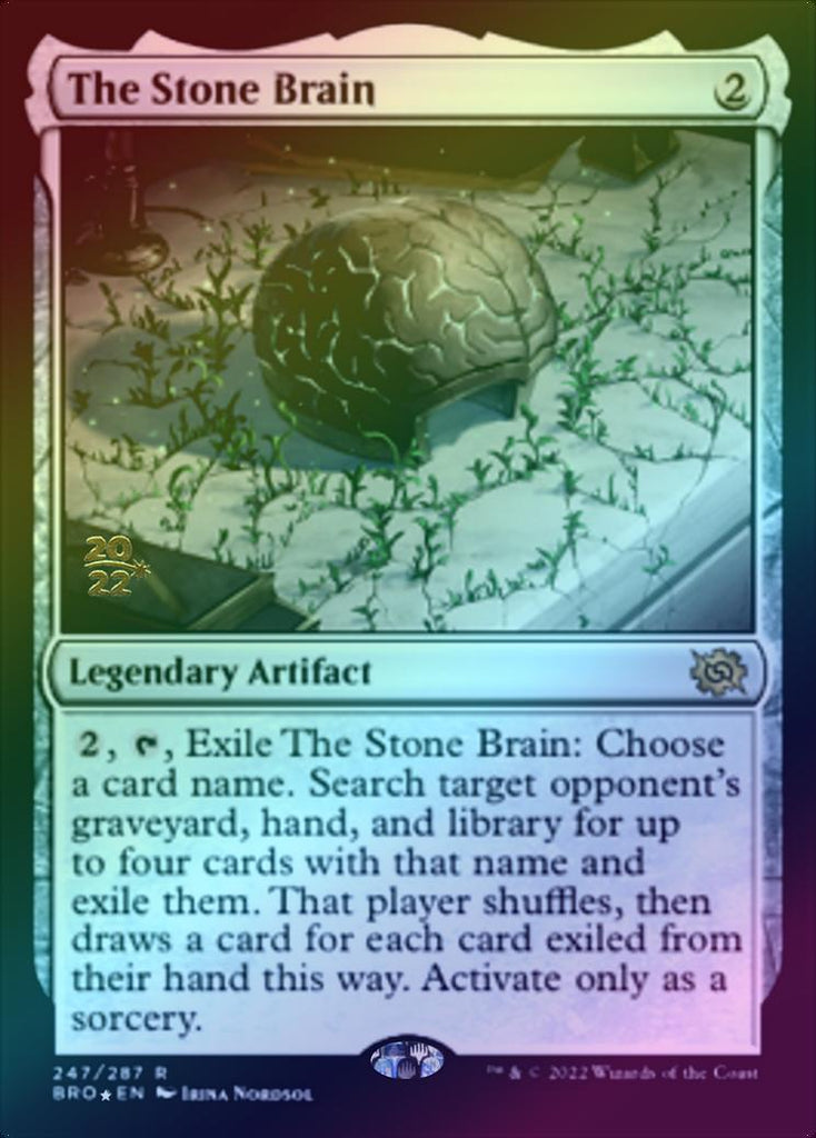 401 Games Canada - The Stone Brain - Prerelease Promo (Foil) (PBRO)