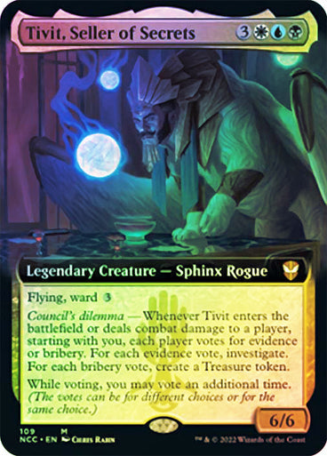 401 Games Canada - Tivit, Seller of Secrets - Extended Art (NCC) (Foil)