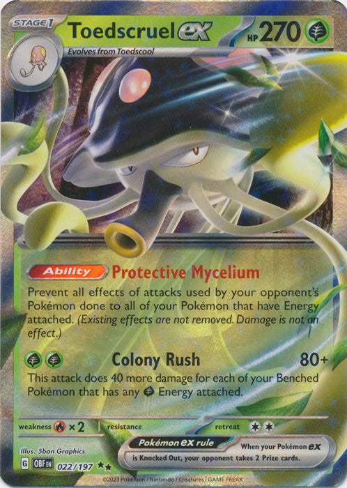 401 Games Canada - Toedscruel ex - 022/197 - Double Rare