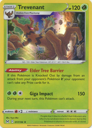 401 Games Canada - Trevenant - 017/196 - Holo Rare