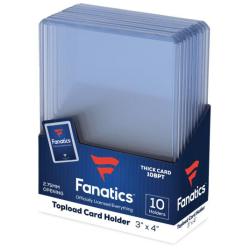 401 Games Canada - Fanatics - 10ct Topload Card Holder - 108pt 3"x4"