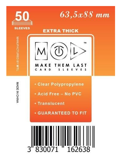 401 Games Canada - MTL - Standard Card Sleeves 50ct - 63.5x88mm Extra ...