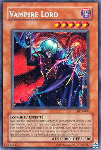 401 Games Canada - Vampire Lord - DCR-000 - Secret Rare - Unlimited