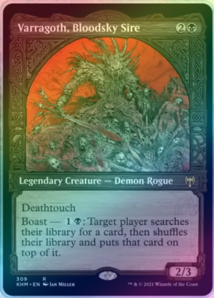 401 Games Canada - Varragoth, Bloodsky Sire - Showcase (KHM) (Foil)