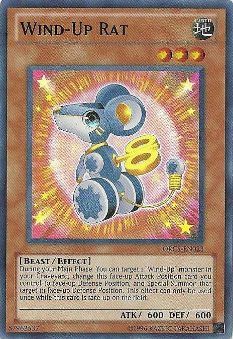 401 Games Canada - Wind-Up Rat - ORCS-EN023 - Super Rare - Unlimited