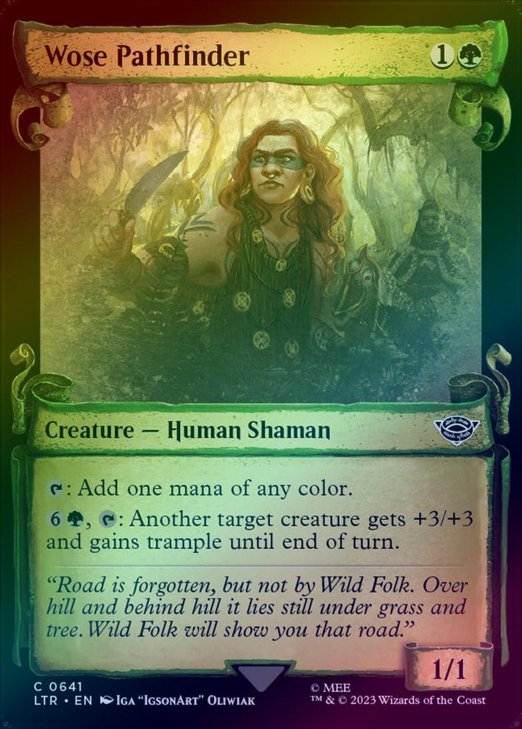 401 Games Canada - Wose Pathfinder - Scroll Showcase (Foil) (LTR)