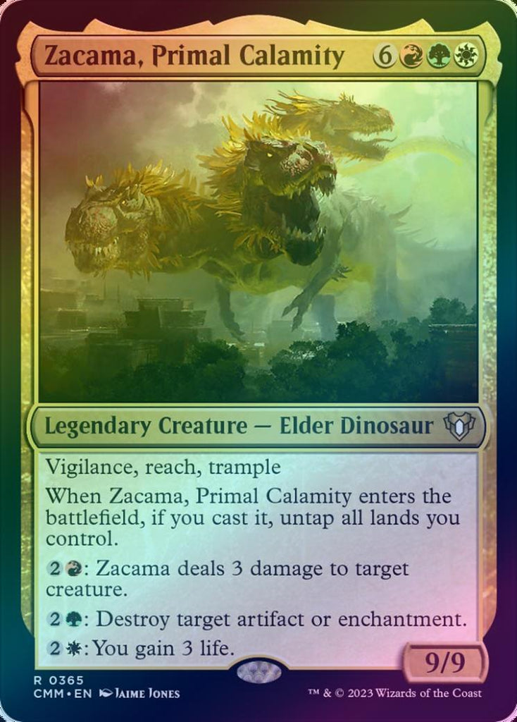 401 Games Canada - Zacama, Primal Calamity (Foil) (CMM)