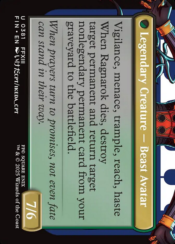 401 Games Canada - Fang, Fearless l'Cie // Ragnarok, Divine Deliverance ...