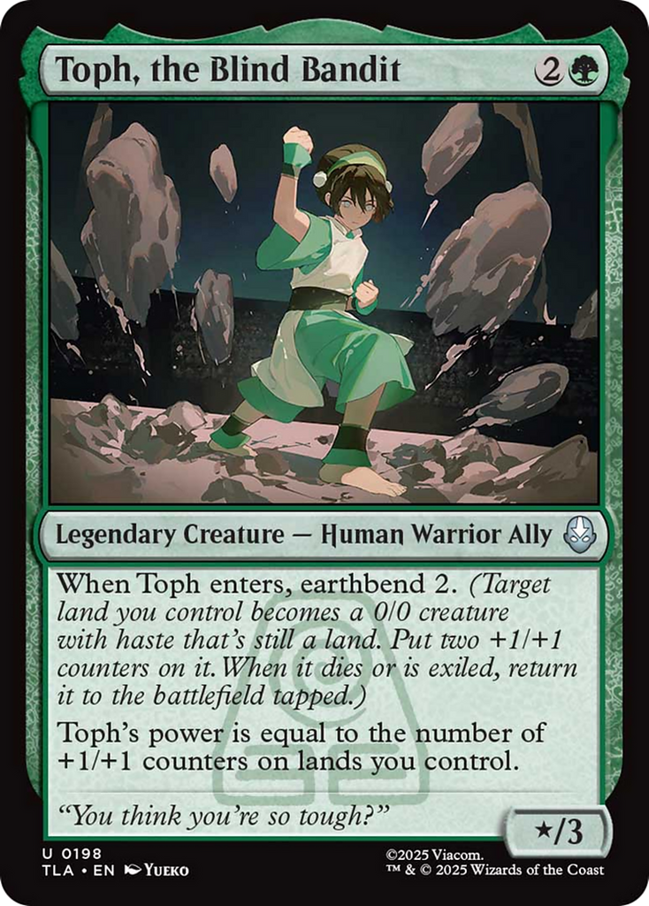 401 Games Canada - Toph, the Blind Bandit (TLA)