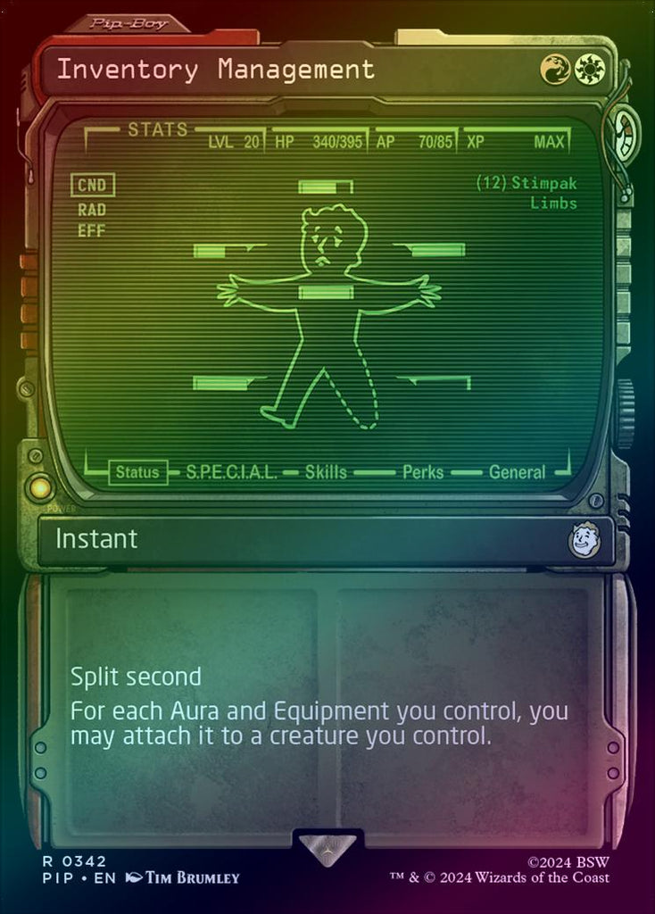 401 Games Canada - Inventory Management - Pip-Boy Showcase (Foil) (PIP)