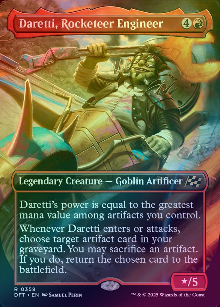 401 Games Canada - Daretti, Rocketeer Engineer - Borderless (Foil) (DFT)