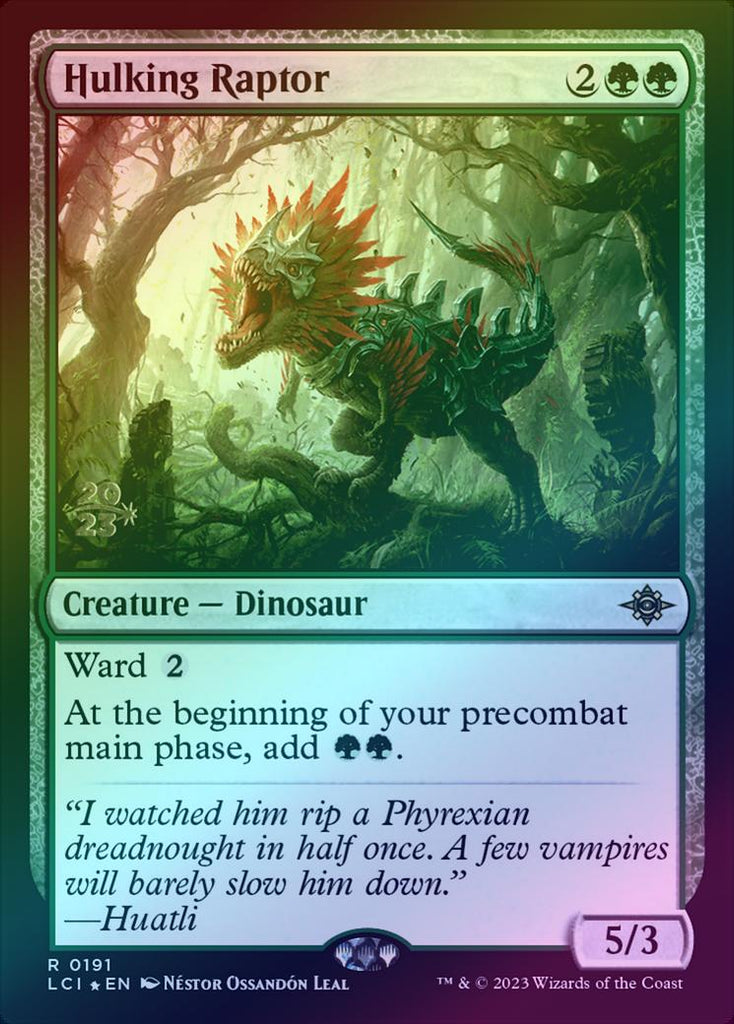 401 Games Canada - Hulking Raptor - Prerelease Promo (Foil) (PLCI)