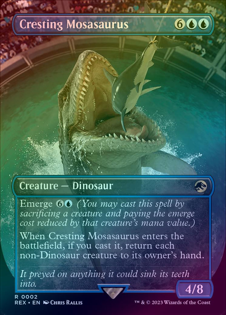 401 Games Canada - Cresting Mosasaurus - Borderless (Foil) (REX)
