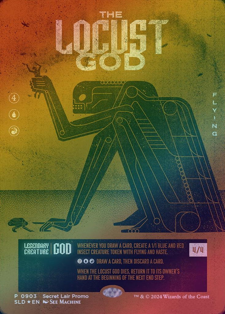 401 Games Canada - The Locust God - Secret Lair Bonus Card (Foil) (SLD)