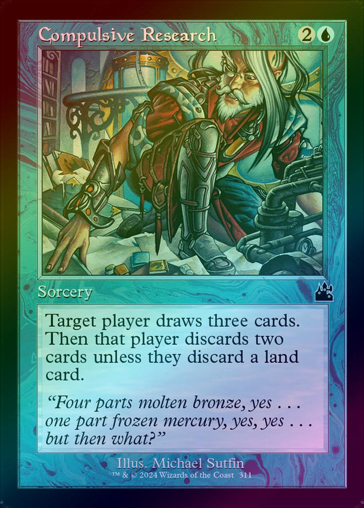 401 Games Canada - Compulsive Research - Retro Frame (Foil) (RVR)