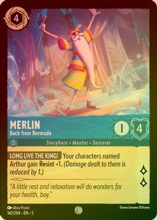 401 Games Canada - Merlin (Back from Bermuda) - 142/204 - Common (Foil)