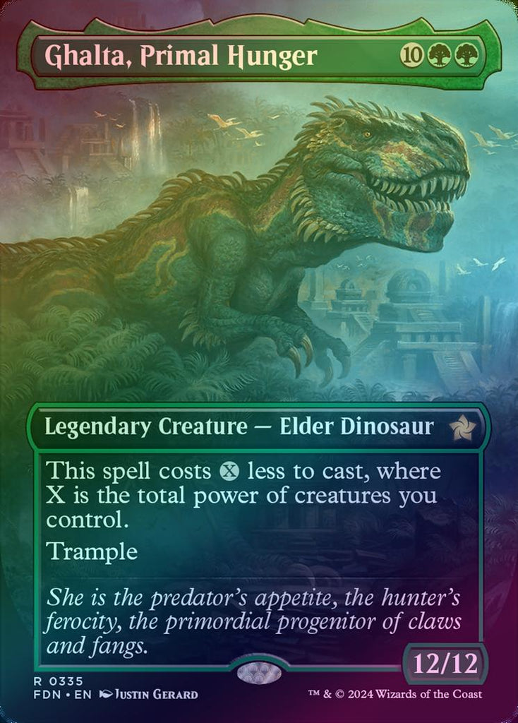 401 Games Canada - Ghalta, Primal Hunger - Borderless (Foil) (FDN)