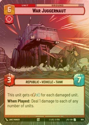 401 Games Canada - War Juggernaut (Hyperspace) - 904 - Uncommon (Foil)