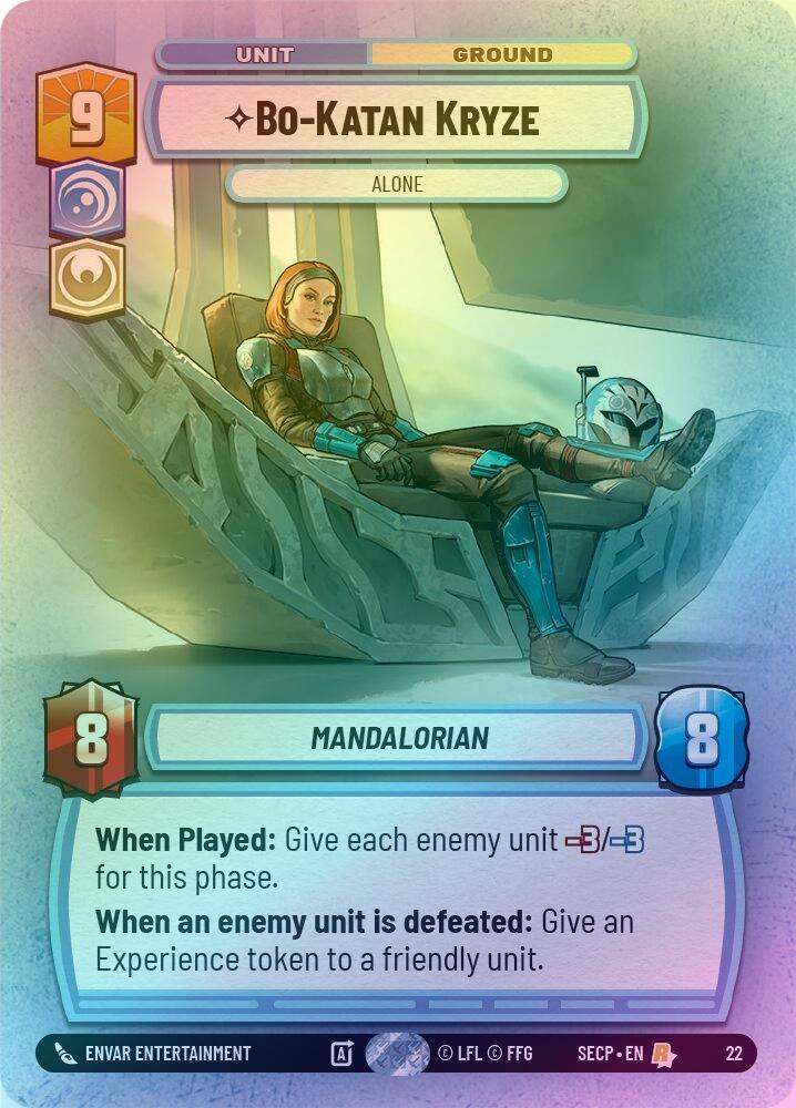 401 Games Canada - Bo-Katan Kryze - Alone - 22 - Rare (Foil)