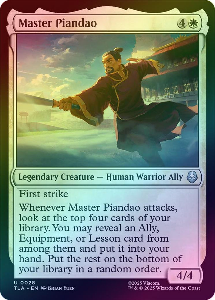 401 Games Canada - Master Piandao (Foil) (TLA) (Pre-Order)